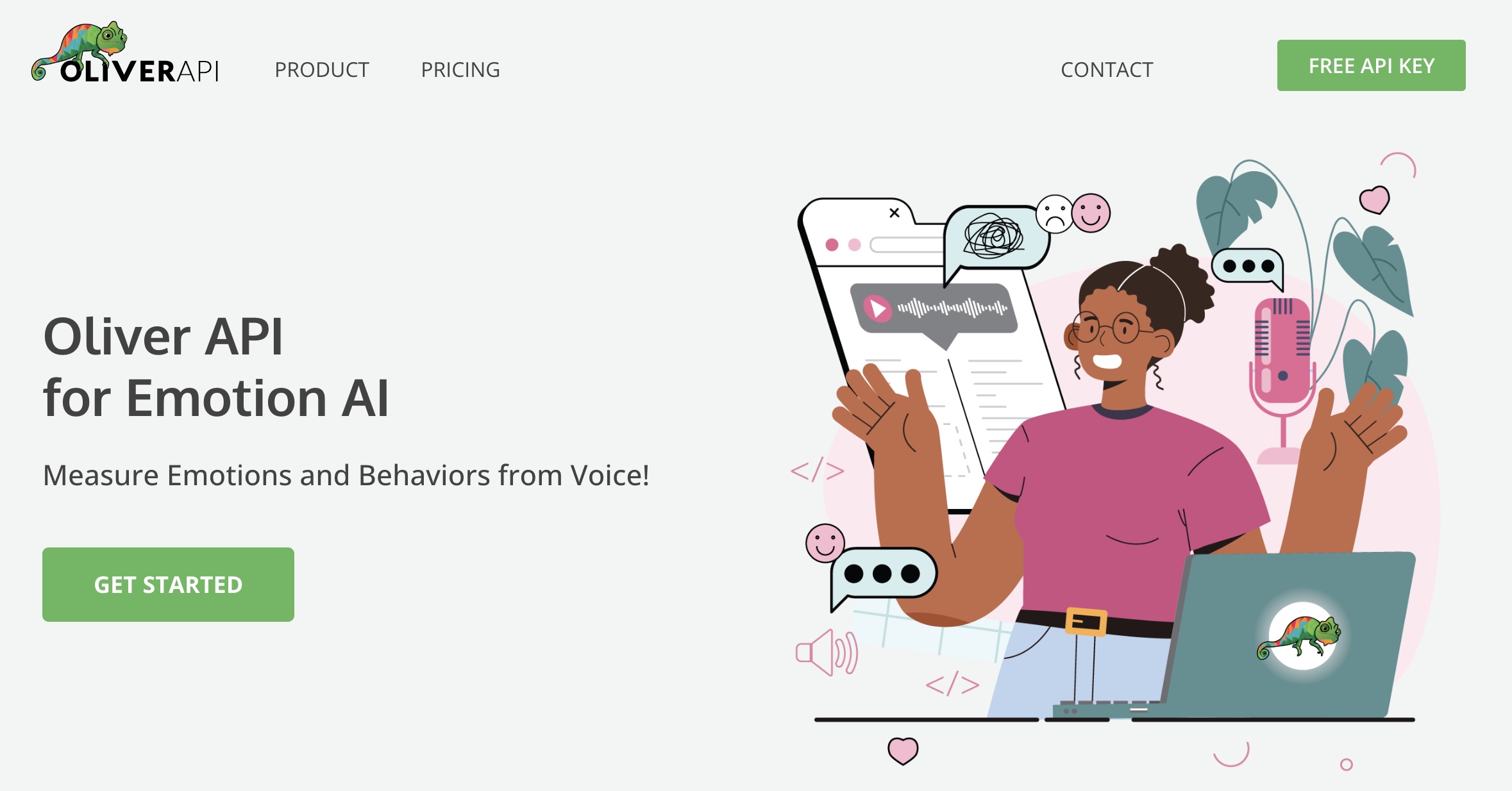 Oliver API - Emotion & Behavioral Analytics from Voice